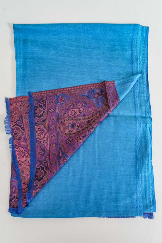 Schal Seide/Viskose Paisley – 75x200 cm — CACHET